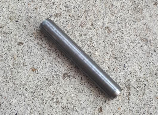 Hyldebærer stift Ø4x21 mm, rå metal